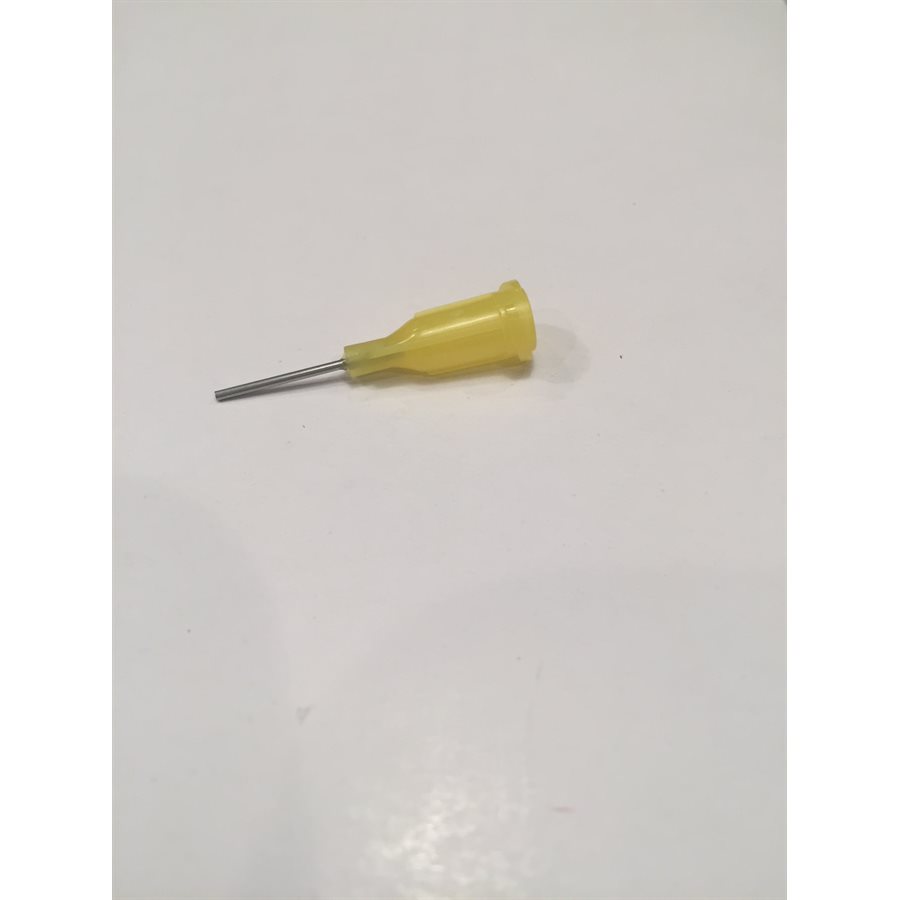 Suction Needle (Yellow) - 1 / 2" length, 20 gauge