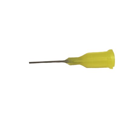 Suction Needle (Yellow) - 1 / 2" length, 20 gauge