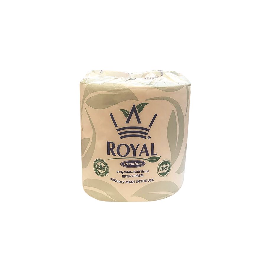 Royal Papers Toilet Paper - 2 Ply, White (1 roll)