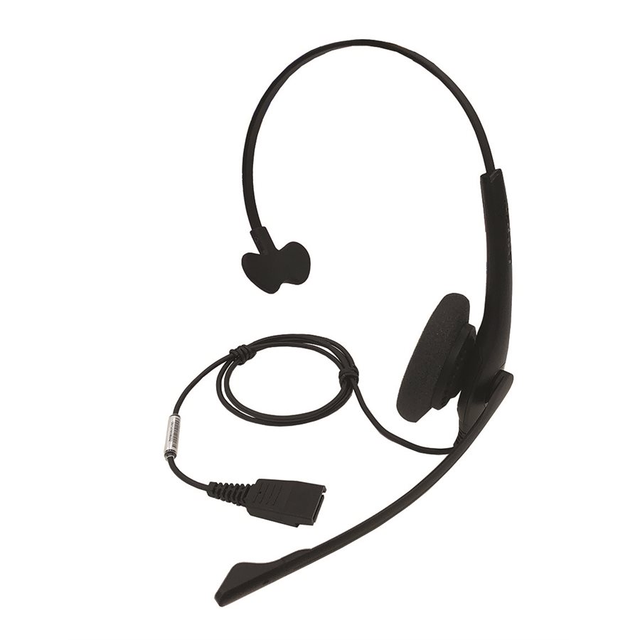 Operator Headset with Test Mic & Monitor Earphone for GSI-61 - Monoural