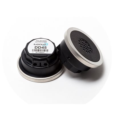 RadioEar DD45 Transducer Matched Pair - 10 Ohm (2 / pack)