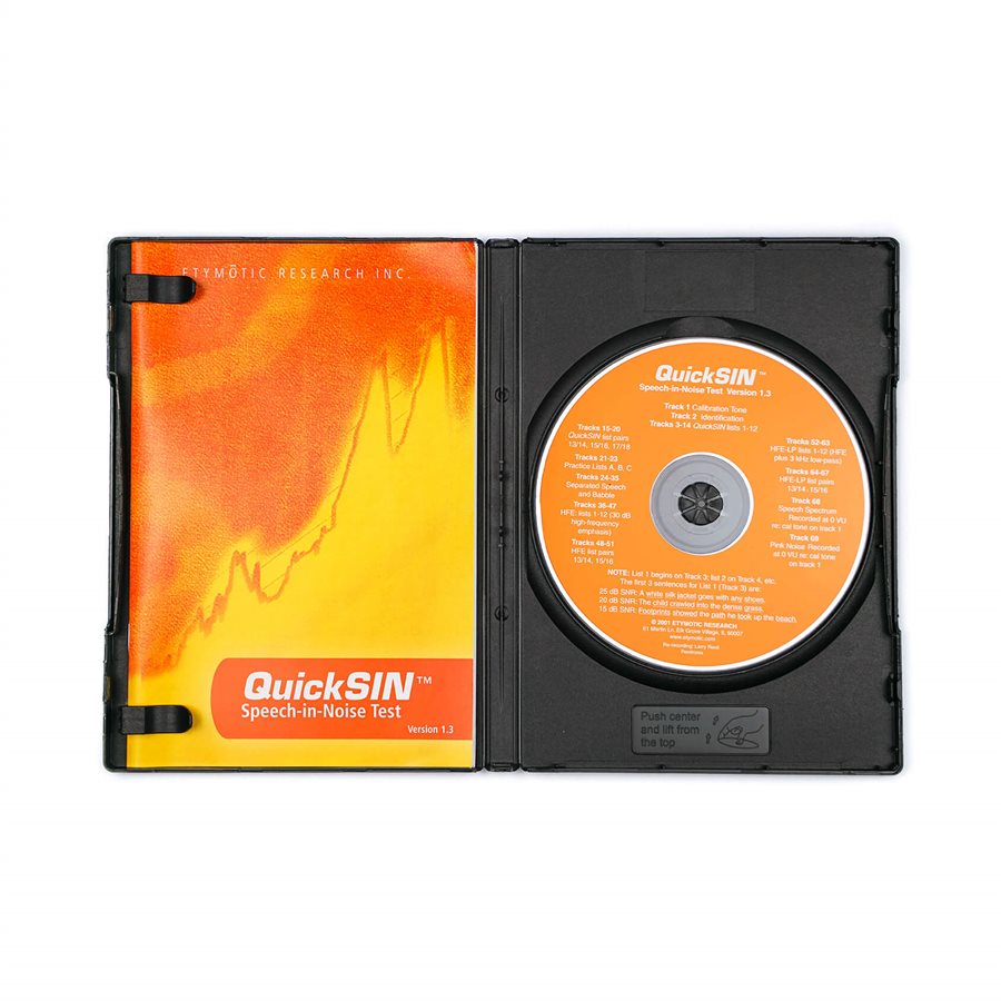 QuickSIN Speech-In-Noise Test - CD Format