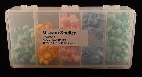 Grason-Stadler Eartip Kit for GSI-70 / AUDIOScreener / Audera - 125 / kit (Adult Sizes)