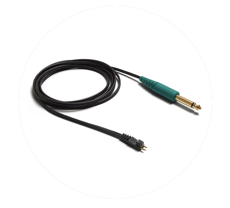 RadioEar Bone Conduction 79" / 200cm Molded Cord with Straight 1 / 4 ...