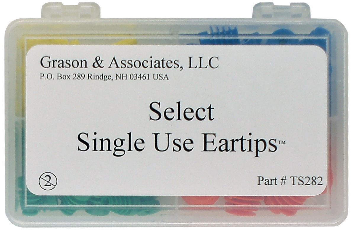 Grason PM Series Flanged Eartip Kit in Plastic Box - 60 / kit (flanged ...