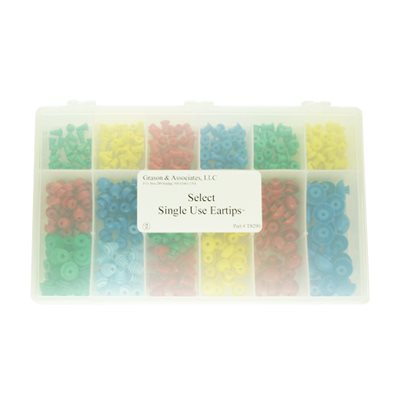 Grason IA Series Eartip Kit in Plastic Box - 375 / kit (25 of each size ...